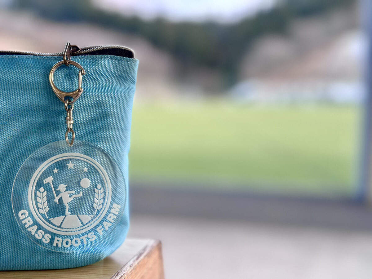 【GRF】GRASS ROOTS FARM ロゴキーホルダー販売のお知らせ | 水戸ホーリーホック公式サイト